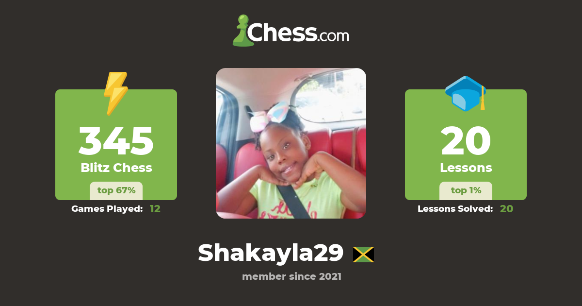 Shakayla29 - Chess Profile - Chess.com