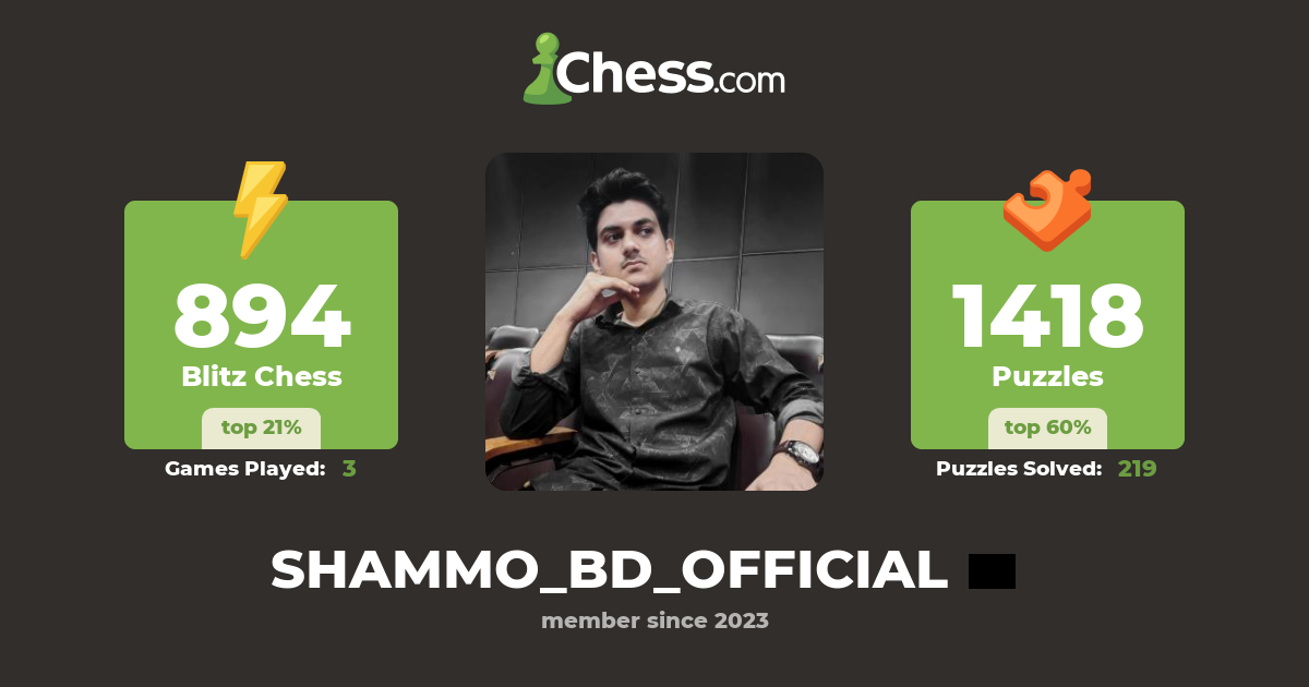 SHAMMO_BD_OFFICIAL - Chess Profile - Chess.com