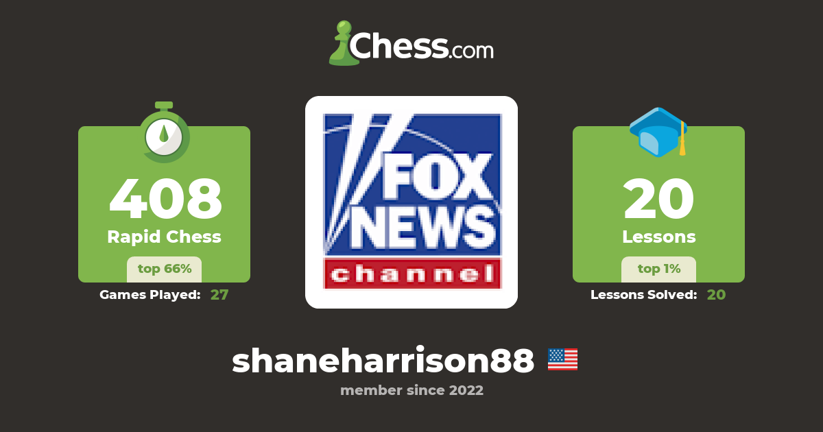 Shane Harrison (shaneharrison88) - Chess Profile - Chess.com