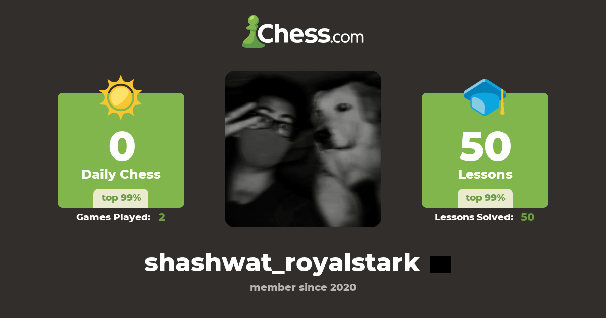 Shashwat Singh (shashwat_royalstark) - Chess Profile - Chess.com
