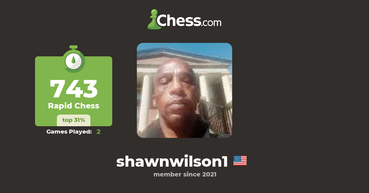 Shawn Wilson (shawnwilson1) - Chess Profile - Chess.com