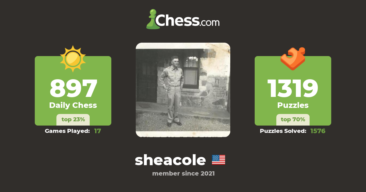 Shea Cole (sheacole) - Chess Profile - Chess.com