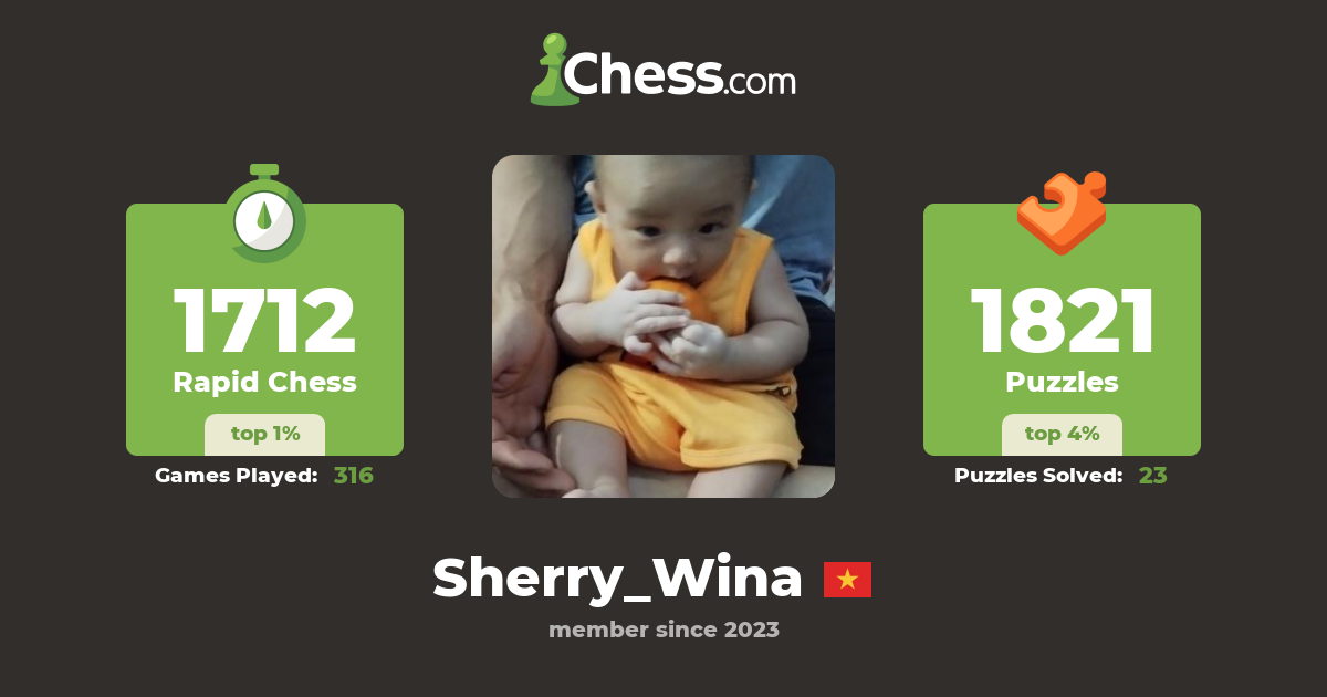 Nguyễn Ngọc Minh Anh ♡ (Sherry_Wina) - Chess Profile - Chess.com
