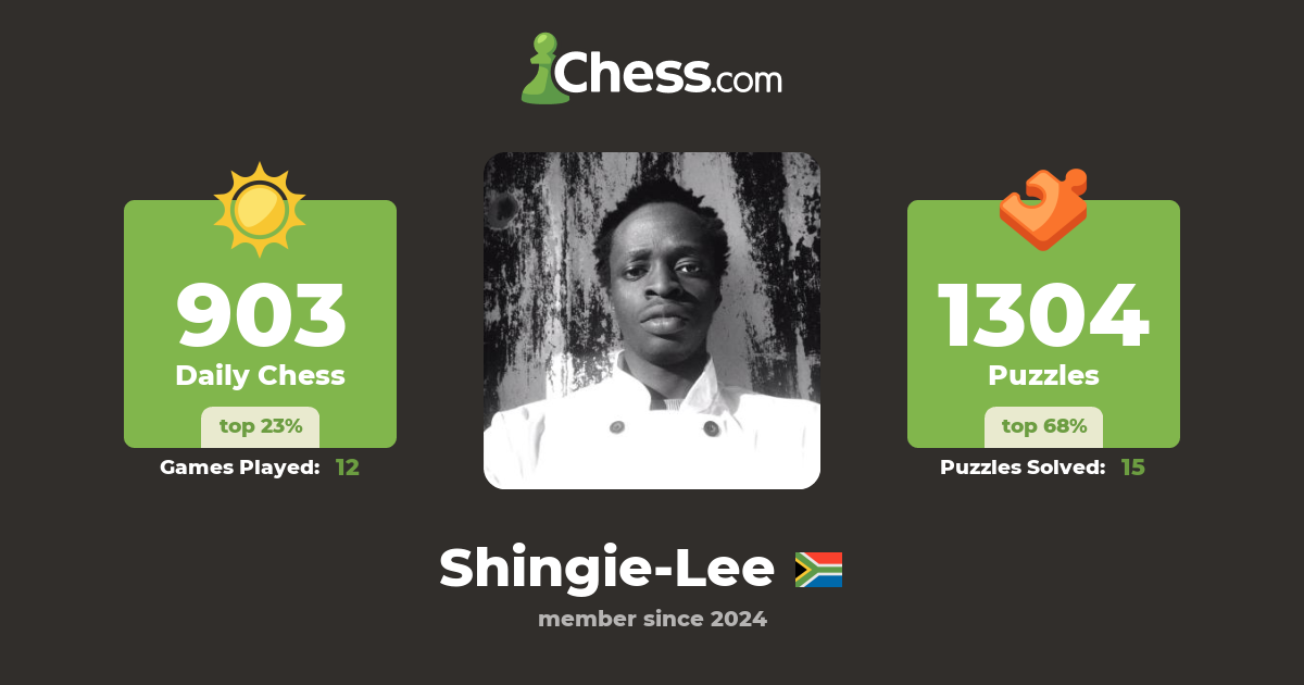 Leroy Shingai (Shingie-Lee) - Chess Profile - Chess.com