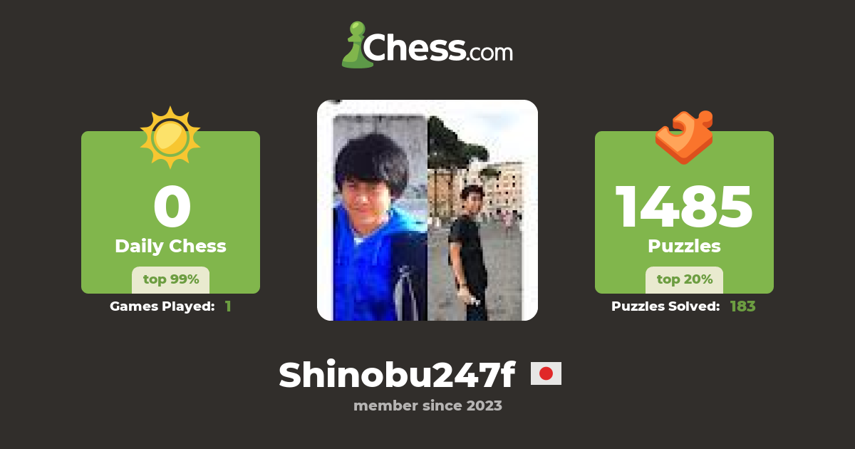 Kazuto Gaming (Shinobu247f) - Chess Profile - Chess.com