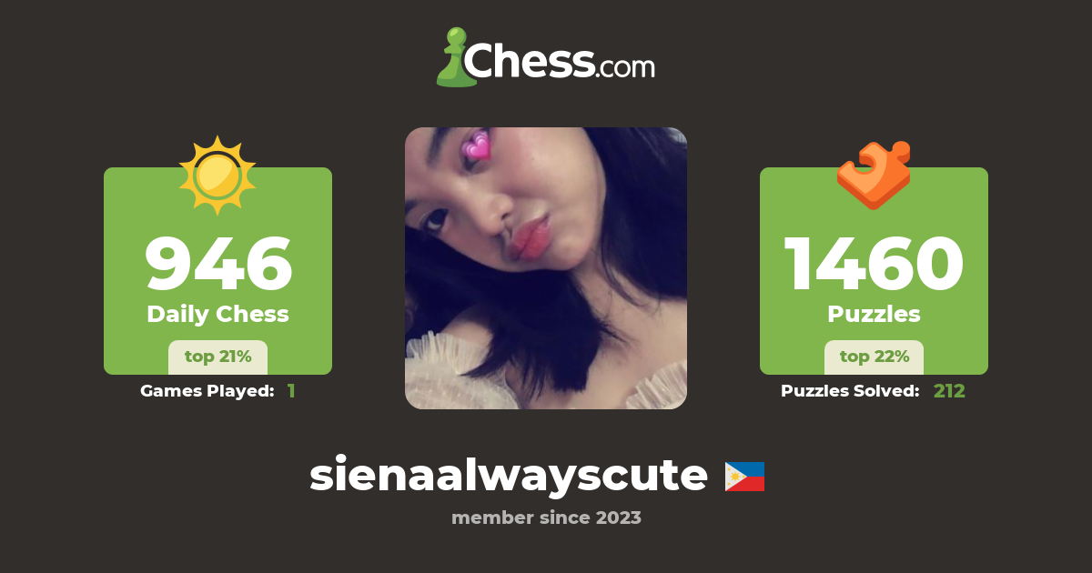 sienaalwayscute - Chess Profile - Chess.com