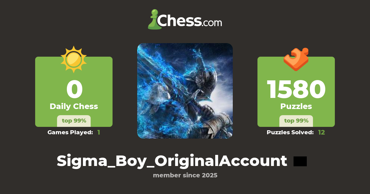 SED DE (Sigma_Boy_OriginalAccount) - Chess Profile - Chess.com