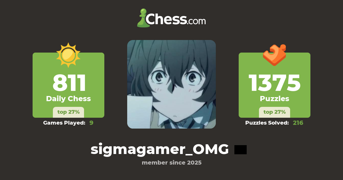 sigmagamer_OMG - Chess Profile - Chess.com
