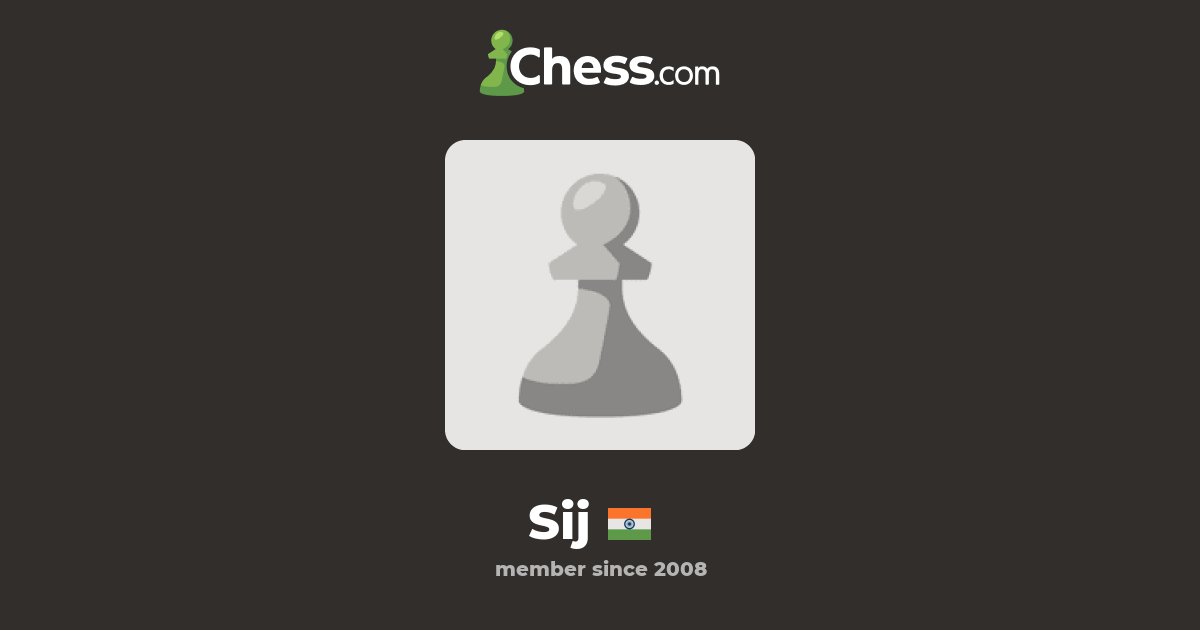 Sijumon Padmalochanan (Sij) - Chess Profile - Chess.com