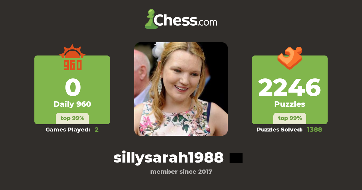 WFM Sarah Longson (sillysarah1988) - Chess Profile - Chess.com