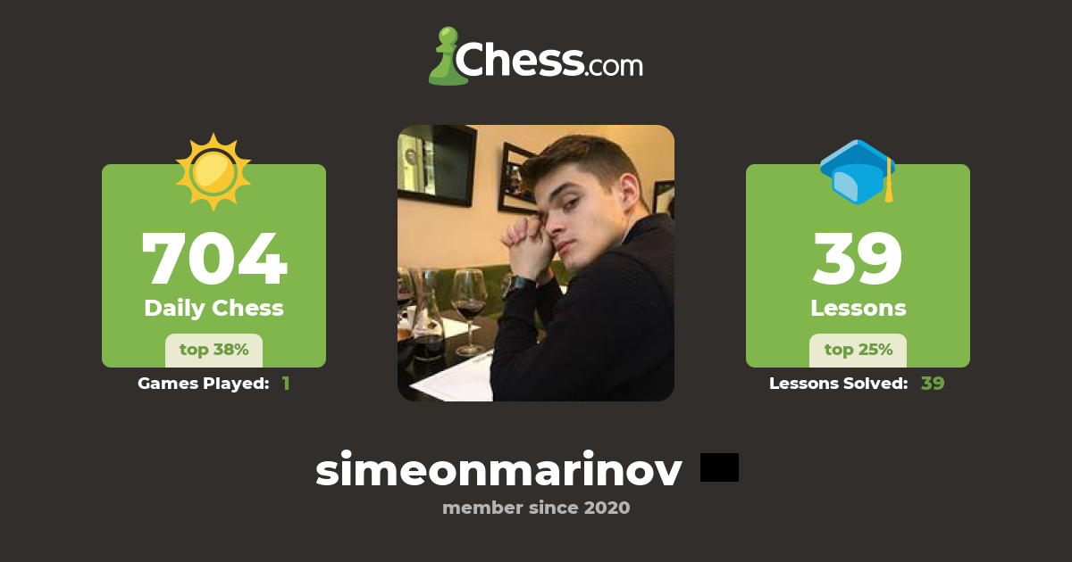 Simeon Marinov (simeonmarinov) - Chess Profile - Chess.com