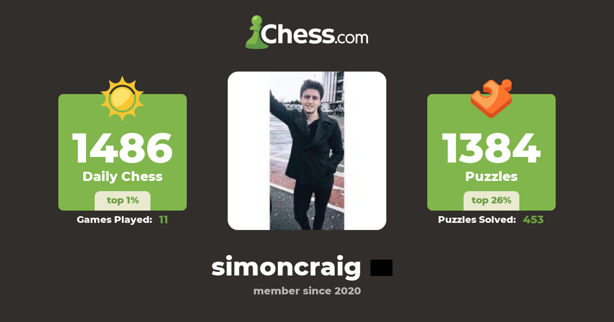 Simon Craig (simoncraig) - Chess Profile - Chess.com