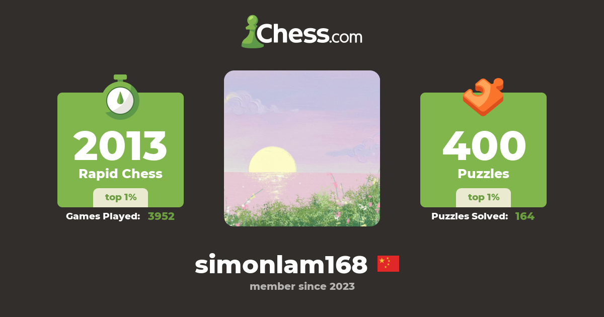 Simon Lam (simonlam168) - Chess Profile - Chess.com