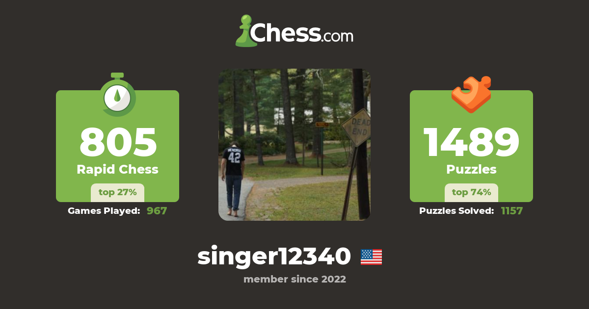 singer12340 - Chess Profile - Chess.com
