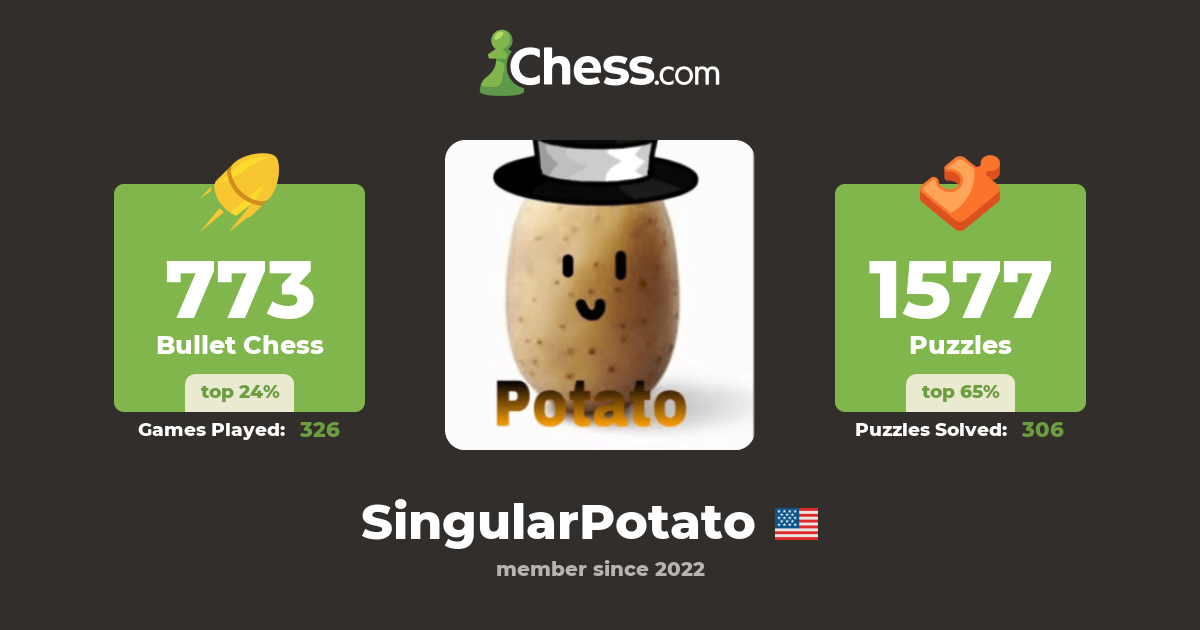 SingularPotato - Chess Profile - Chess.com