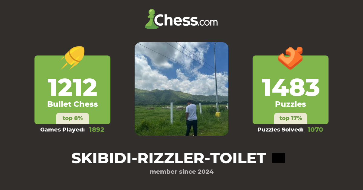 Kyami YAMI (SKIBIDI-RIZZLER-TOILET) - Chess Profile - Chess.com