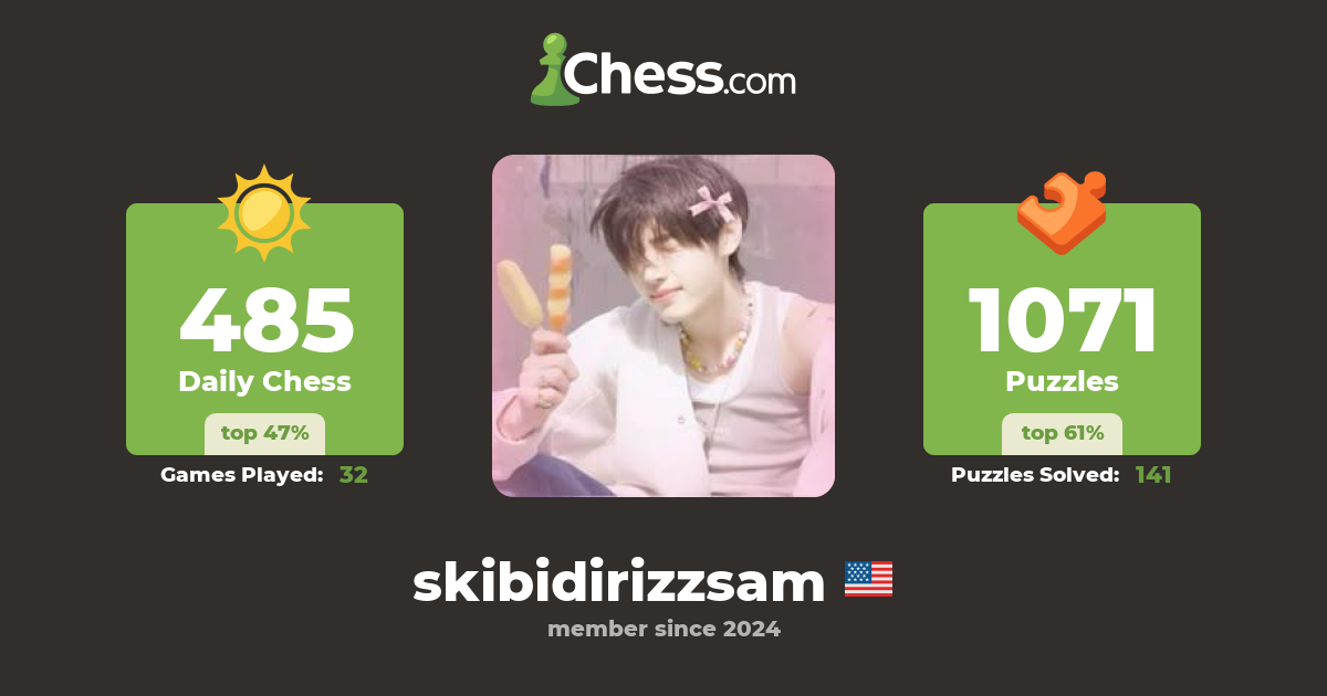 icl ts pmo sm sybau🥀 (skibidirizzsam) - Chess Profile - Chess.com