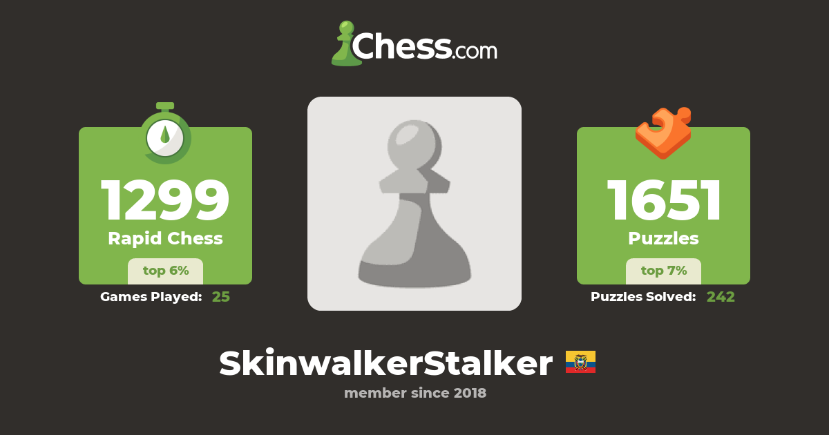 Norman Sisk (SkinwalkerStalker) - Chess Profile - Chess.com