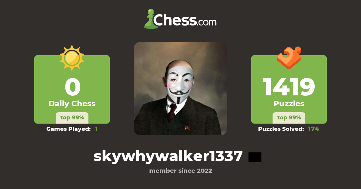 skywhywalker1337 - Chess Profile - Chess.com