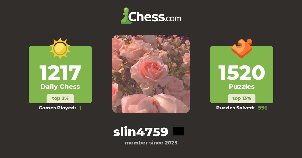 Sylvia Lin (slin4759) - Chess Profile - Chess.com