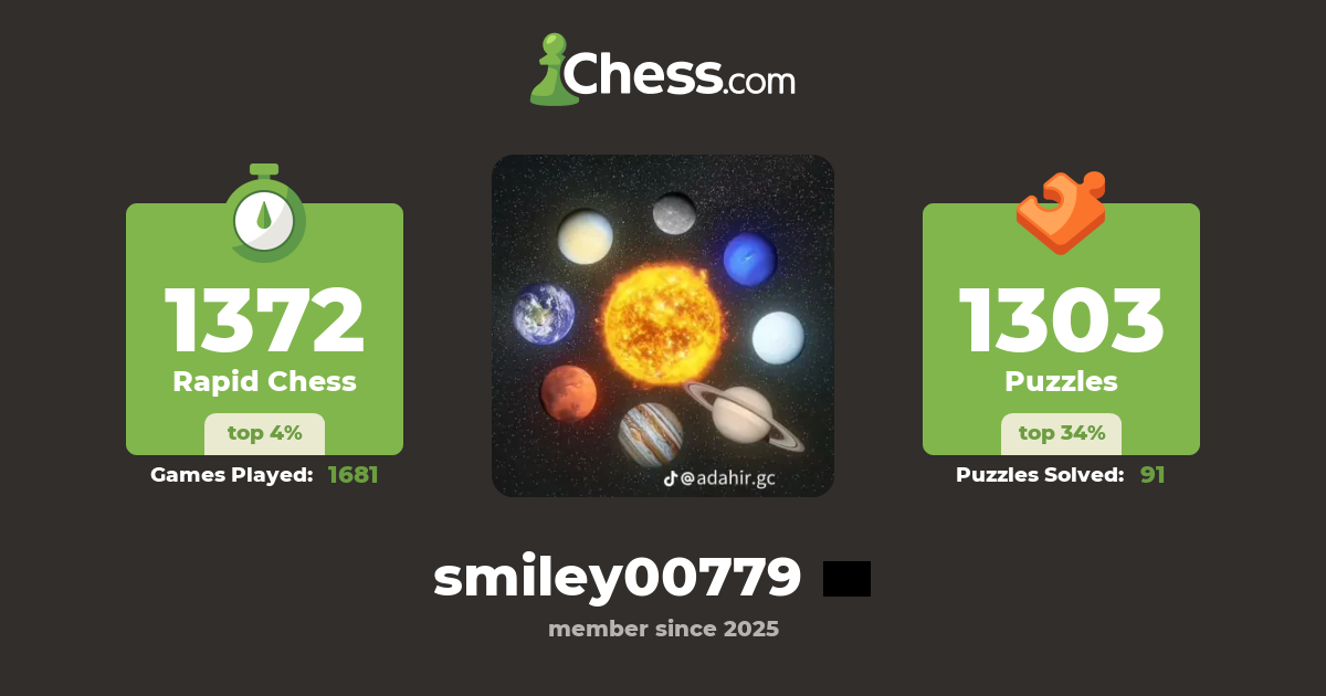 smiley00779 - Chess Profile - Chess.com
