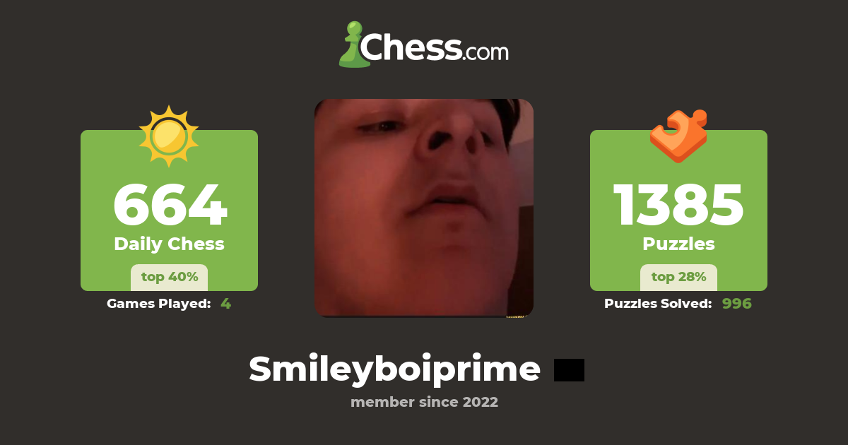 Jamarcus Smiles (Smileyboiprime) - Chess Profile - Chess.com