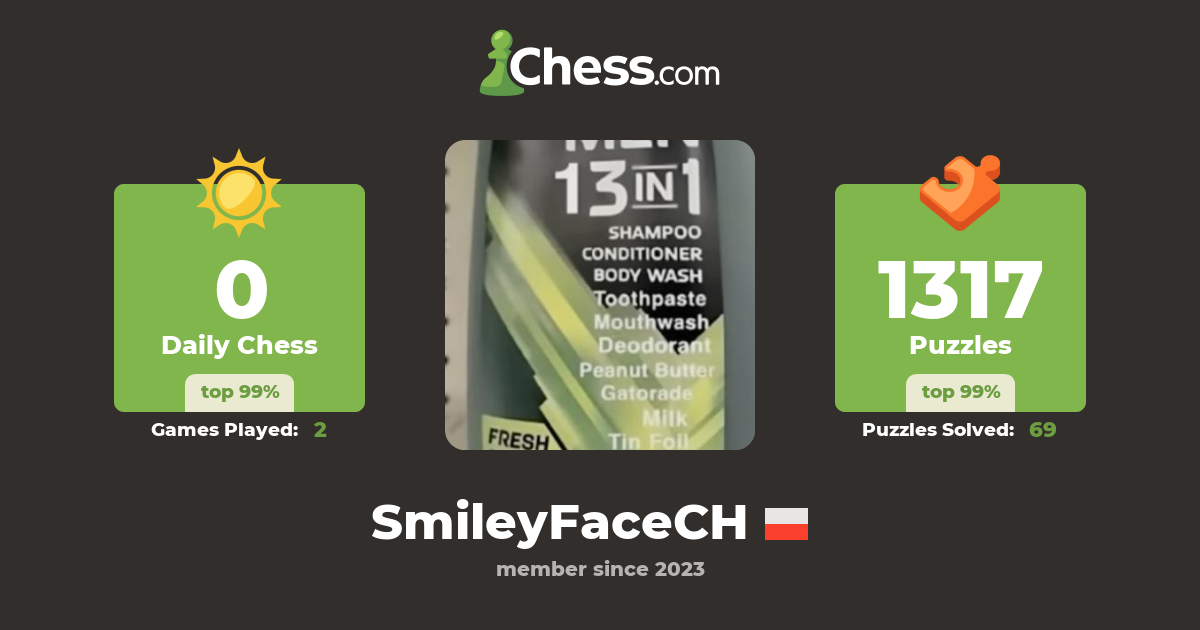 SmileyFaceCH - Chess Profile - Chess.com