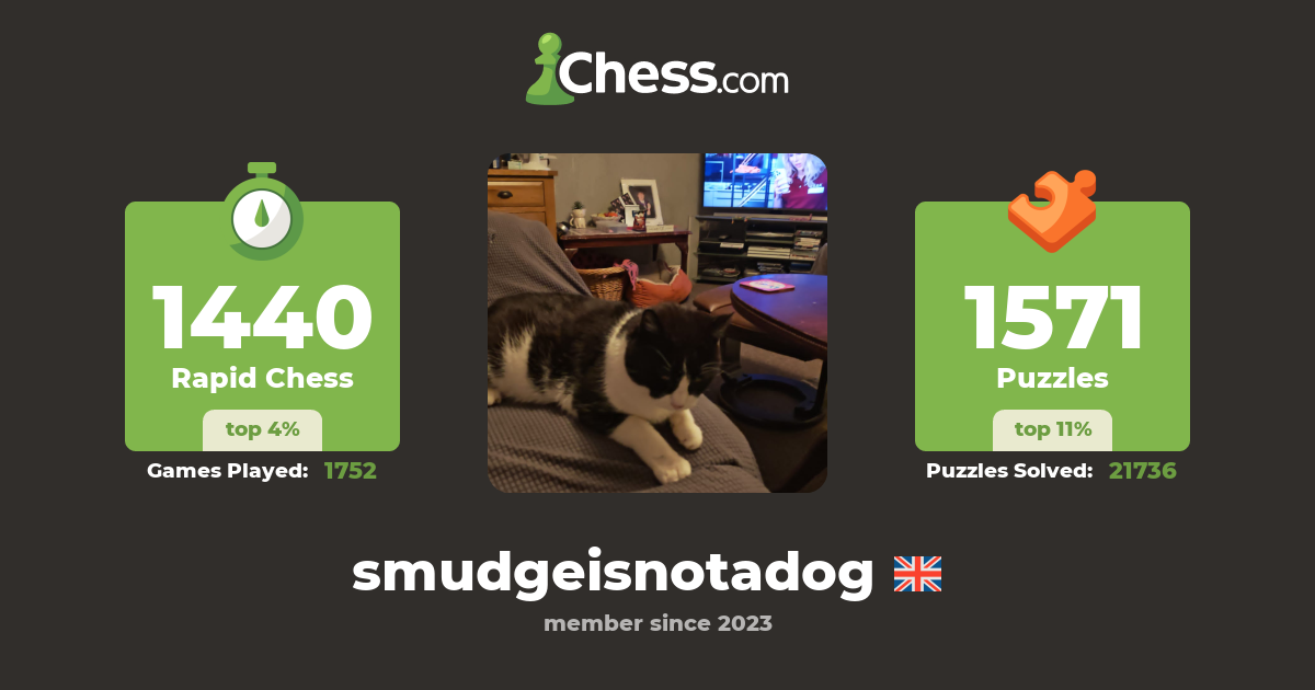 Daniel Shepherd (smudgeisnotadog) - Chess Profile - Chess.com