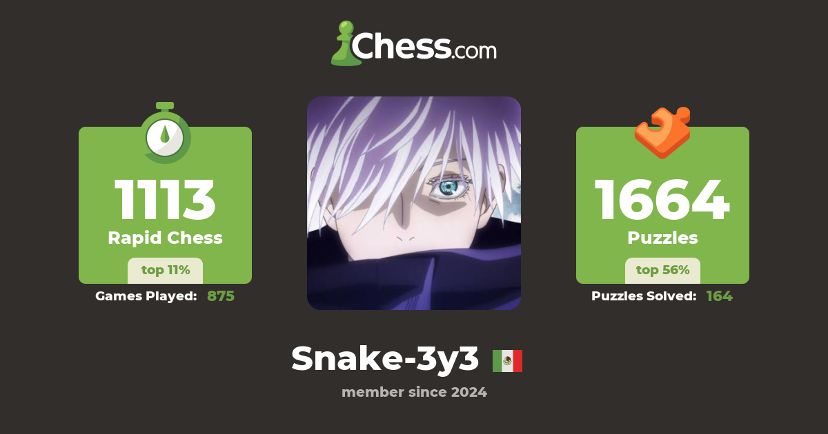 snake eyes (Snake-3y3) - Chess Profile - Chess.com