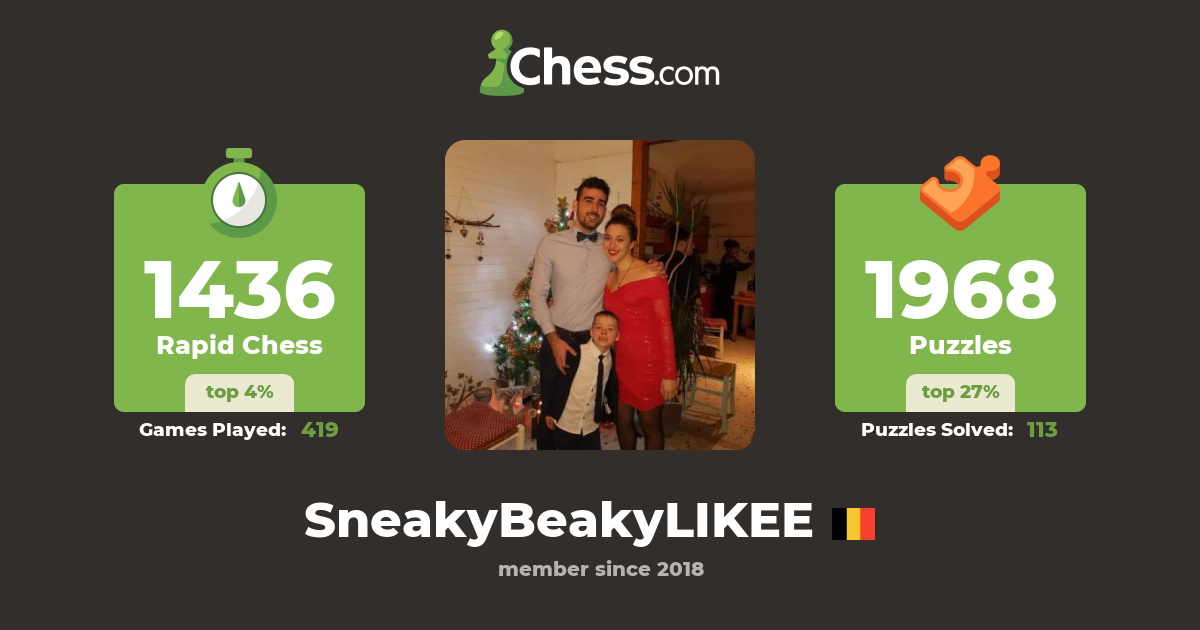 Anthony Steuve (SneakyBeakyLIKEE) - Chess Profile - Chess.com