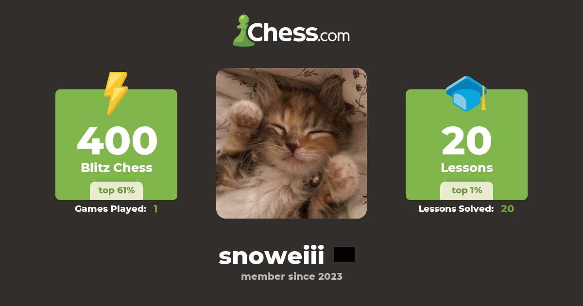 snoweiii - Chess Profile - Chess.com