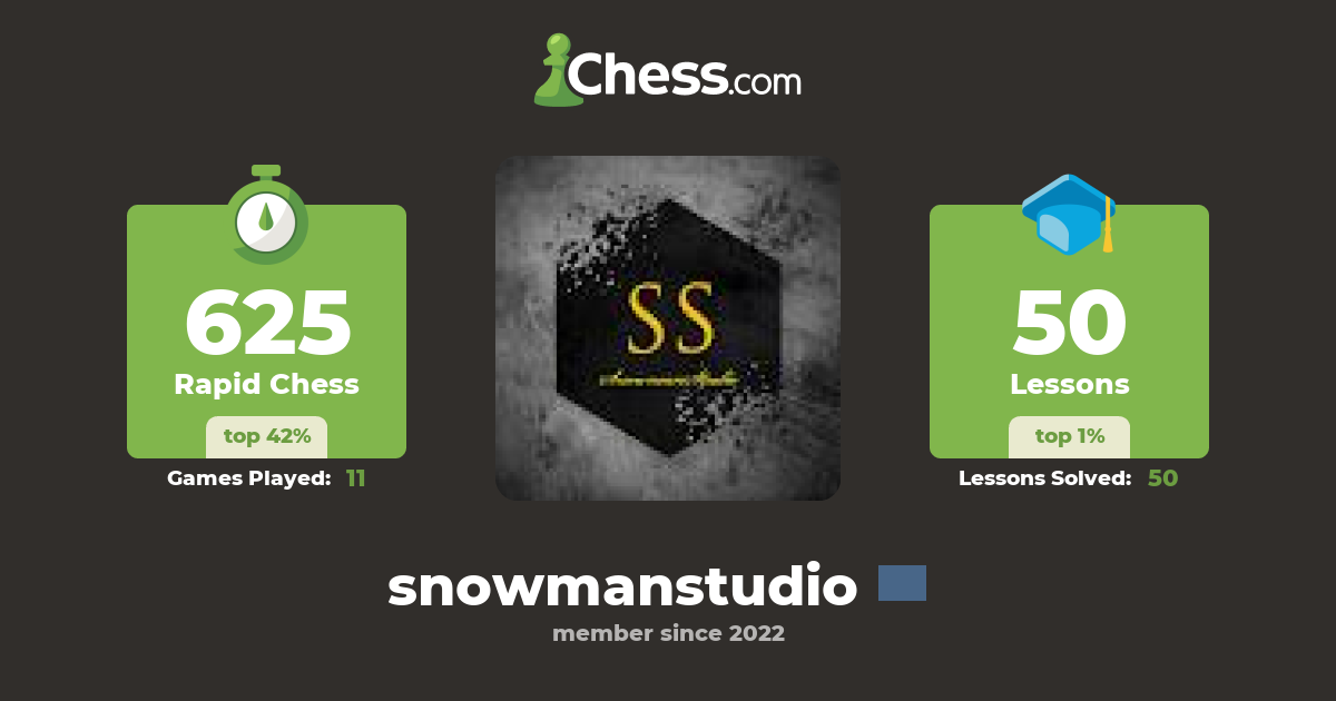 Snowman Studio (snowmanstudio) - Chess Profile - Chess.com