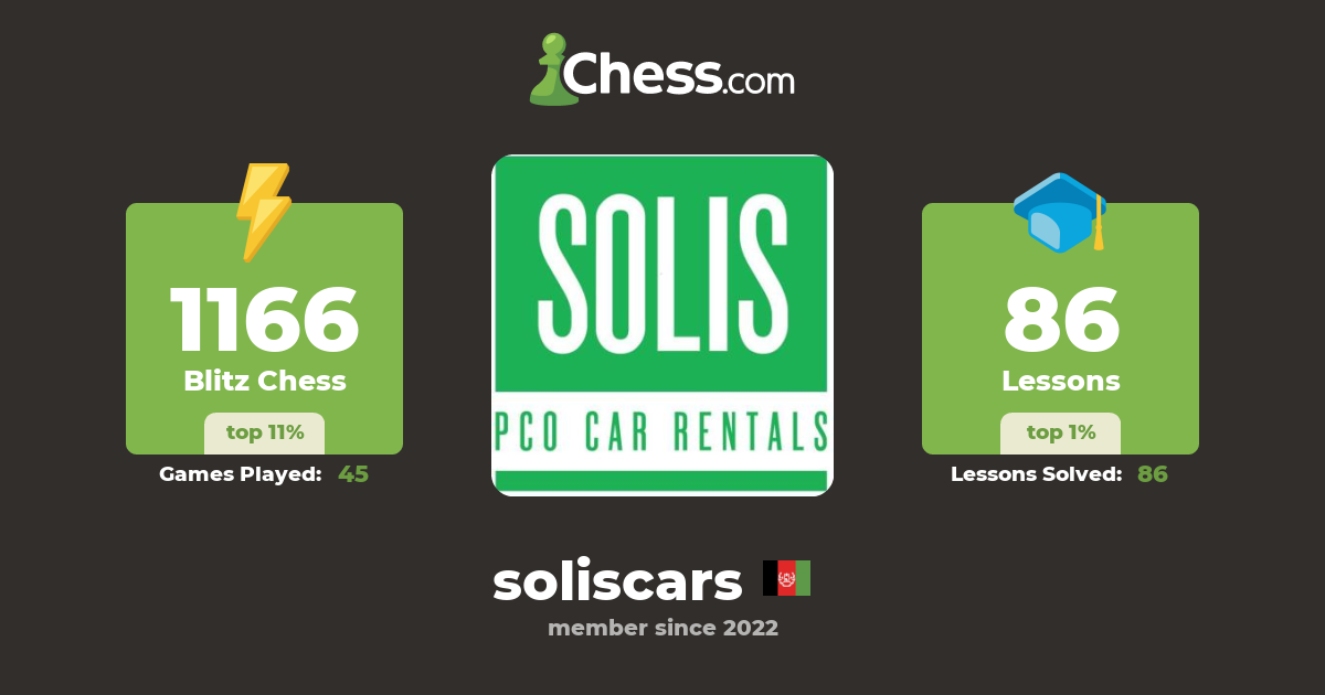 Solis Cars (soliscars) - Chess Profile - Chess.com