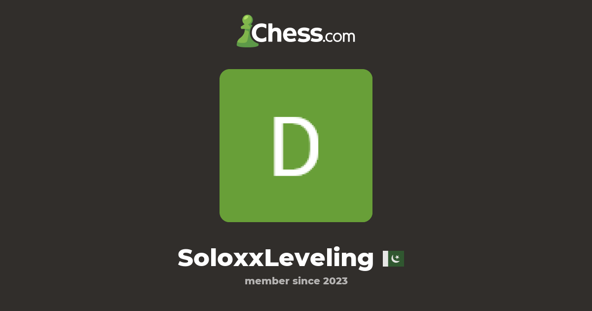 Daniyal Khan (SoloxxLeveling) - Chess Profile - Chess.com