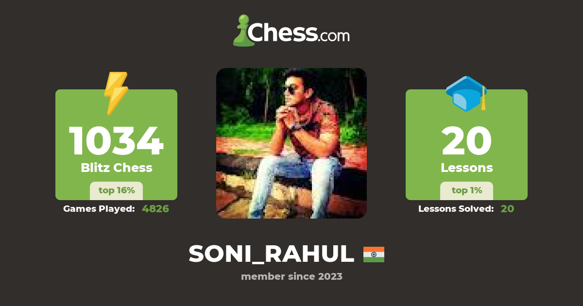Rahul Soni (SONI_RAHUL) - Chess Profile - Chess.com