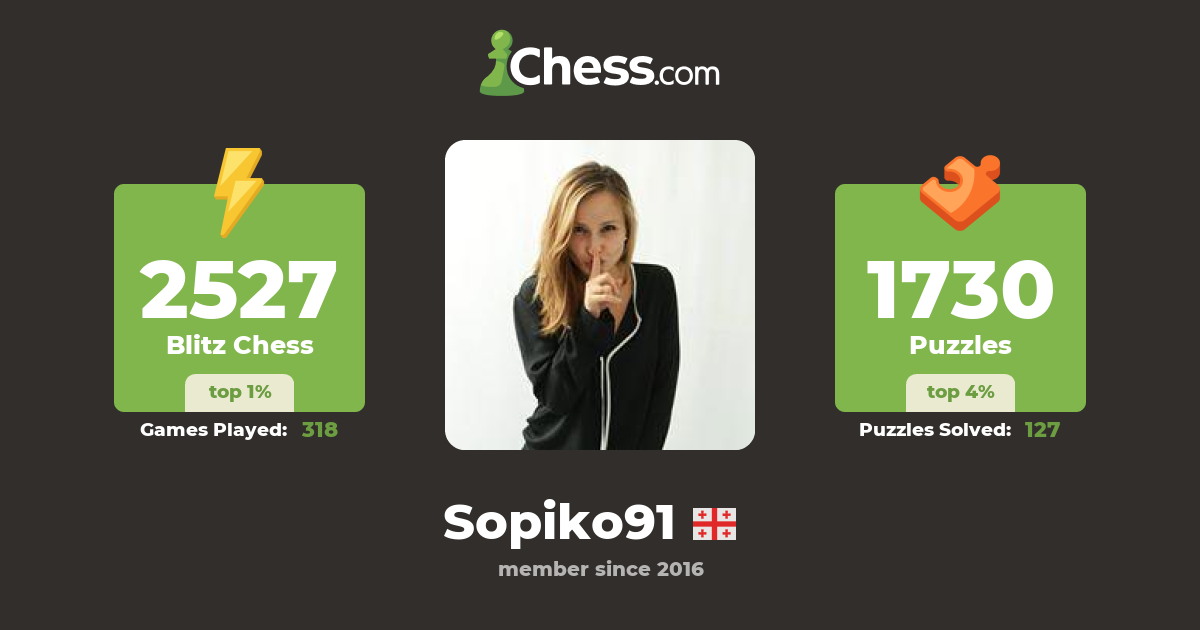 IM Sopiko Guramishvili (Sopiko91) - Chess Profile - Chess.com