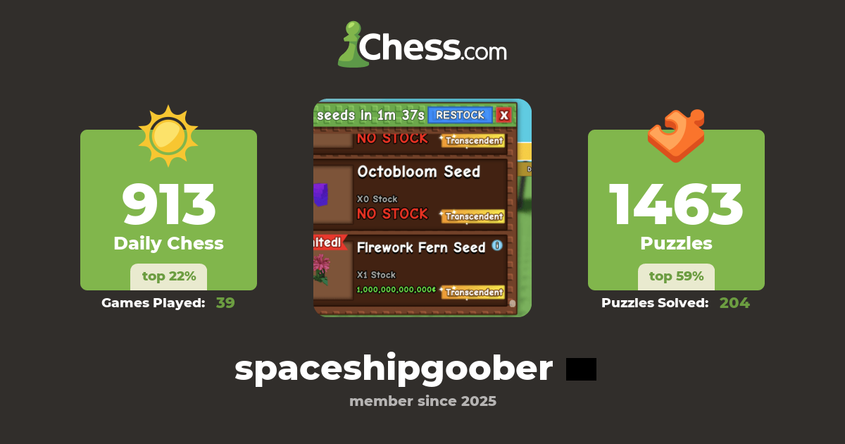 Jacob Major (spaceshipgoober) - Chess Profile - Chess.com