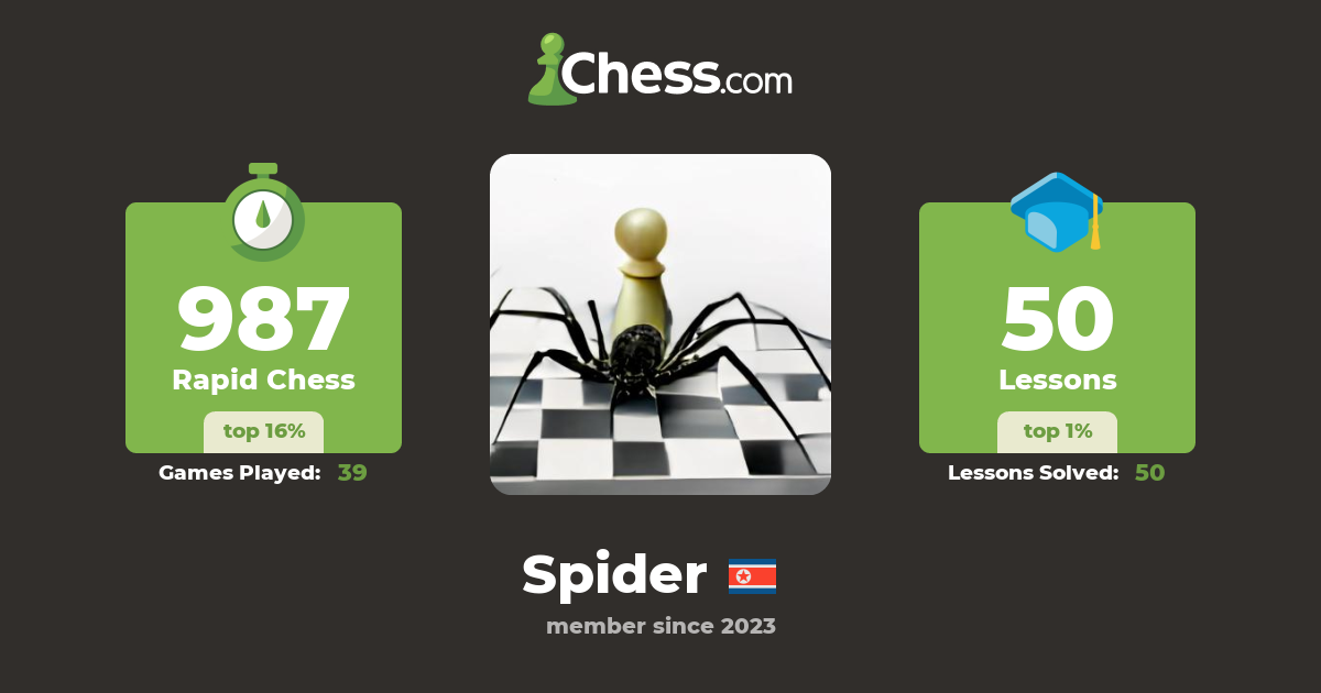 Spider - Chess Profile - Chess.com