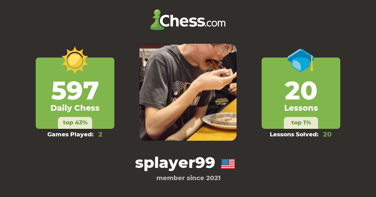 S Player 99 (splayer99) - Chess Profile - Chess.com