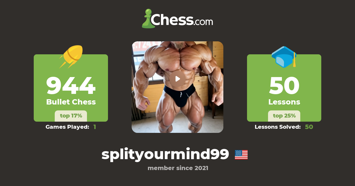 Guy Smiley (splityourmind99) - Chess Profile - Chess.com