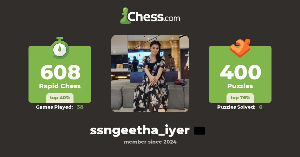 Sangeetha Iyer (ssngeetha_iyer) - Chess Profile - Chess.com
