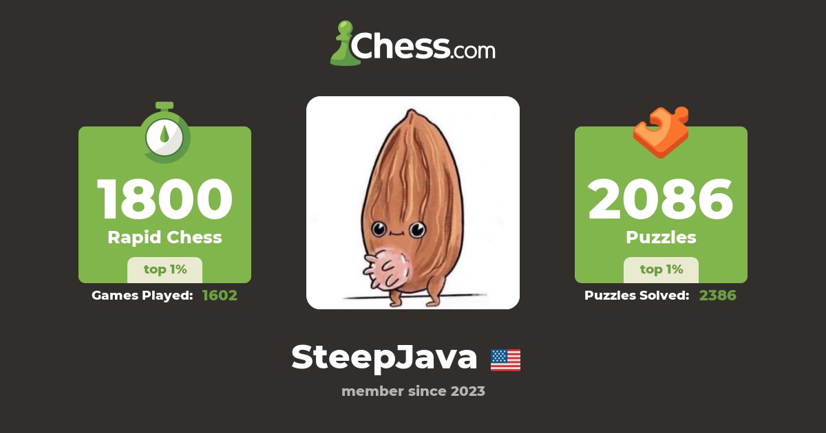 SteepJava - Chess Profile - Chess.com
