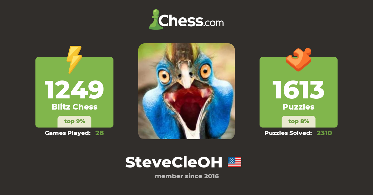 Steve Malbasa (SteveCleOH) - Chess Profile - Chess.com