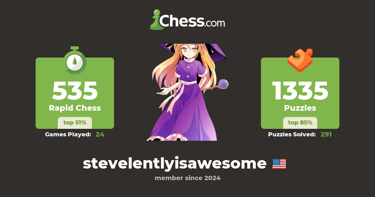 stevelentlyisawesome - Chess Profile - Chess.com