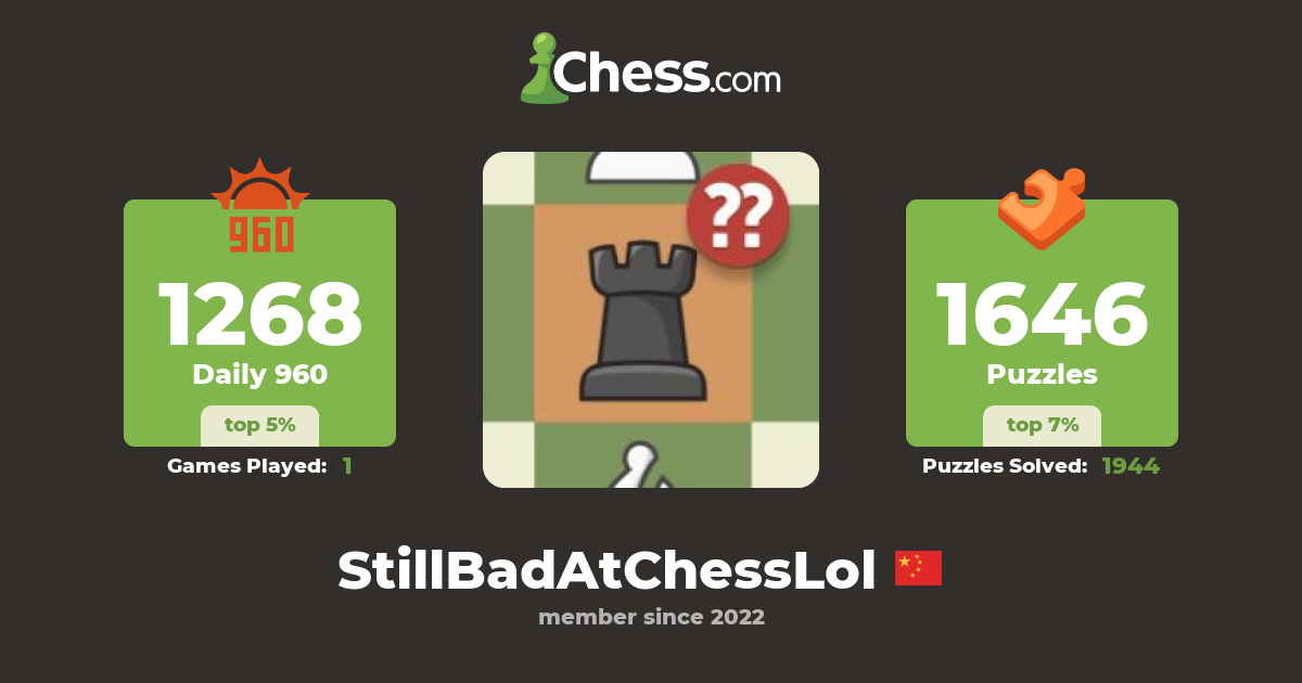 StillBadAtChessLol - Chess Profile - Chess.com