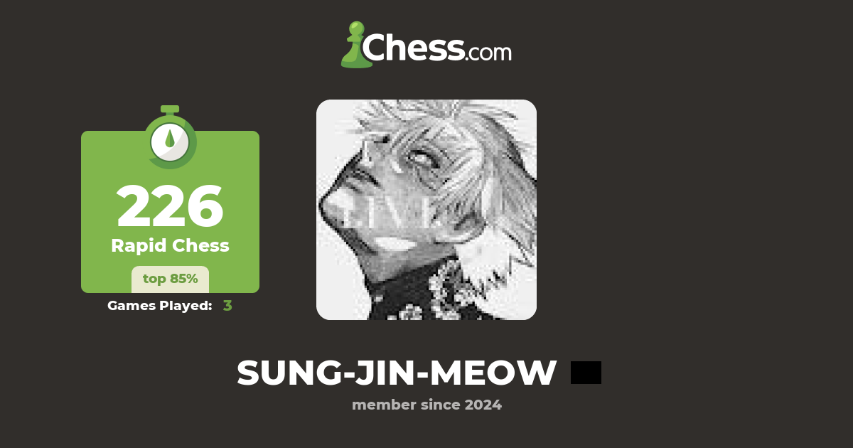 Random Npc (SUNG-JIN-MEOW) - Chess Profile - Chess.com