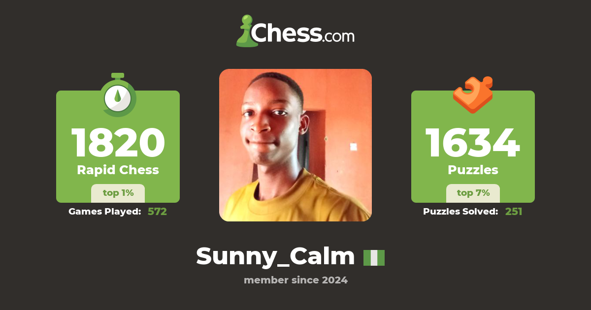 Emmanuel Chinedu (Sunny_Calm) - Chess Profile - Chess.com