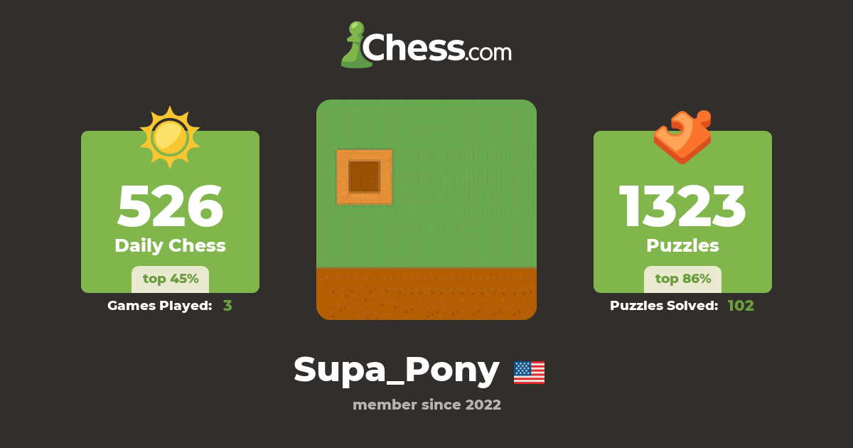 Patrick Katz (Supa_Pony) - Chess Profile - Chess.com