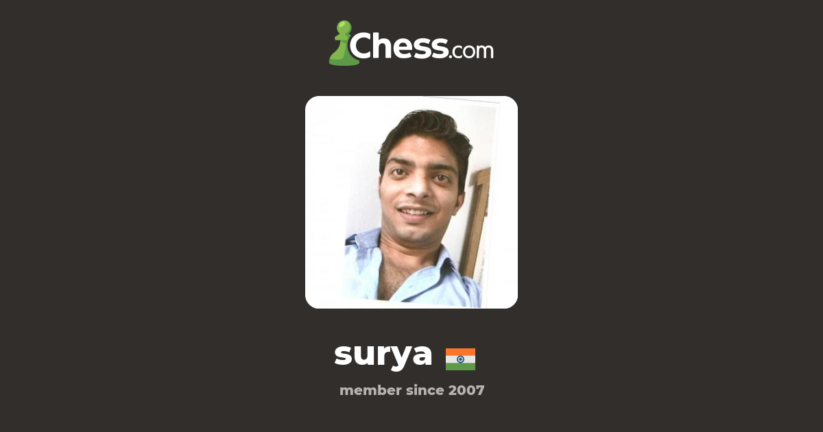 khushwinder singh (surya) - Chess Profile - Chess.com