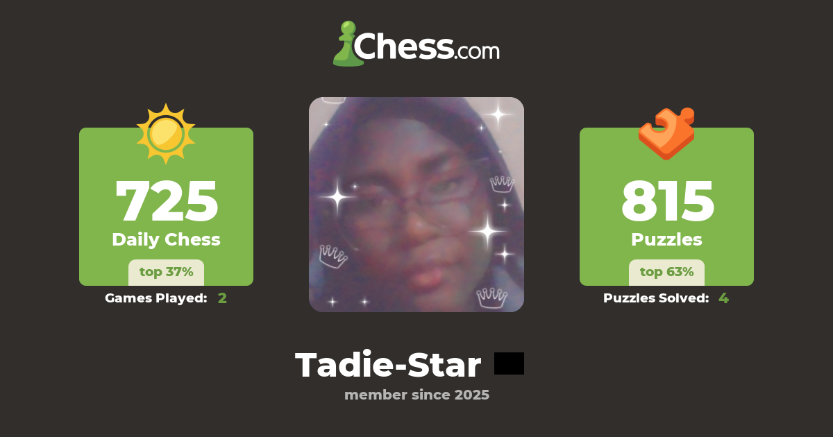Tadie-Star - Chess Profile - Chess.com